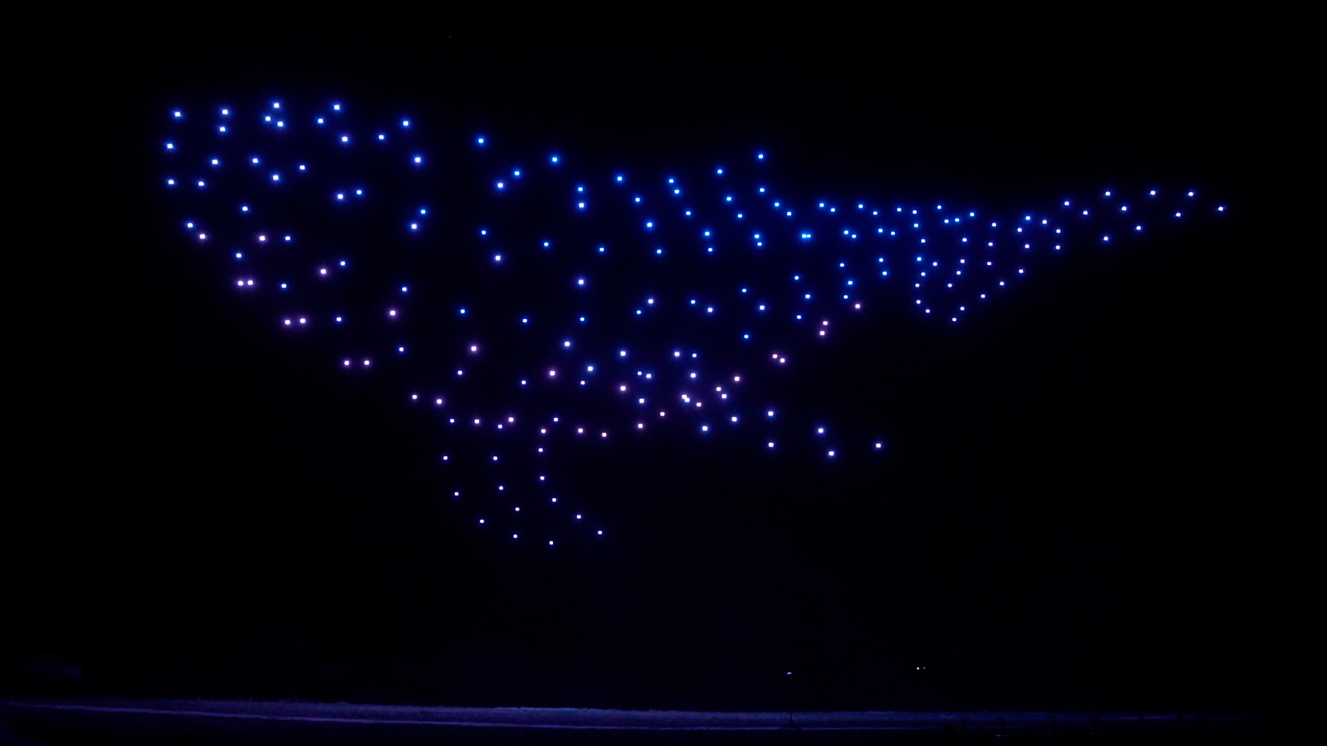 La tercera edición del festival de drones de Flock Drone Art se ...