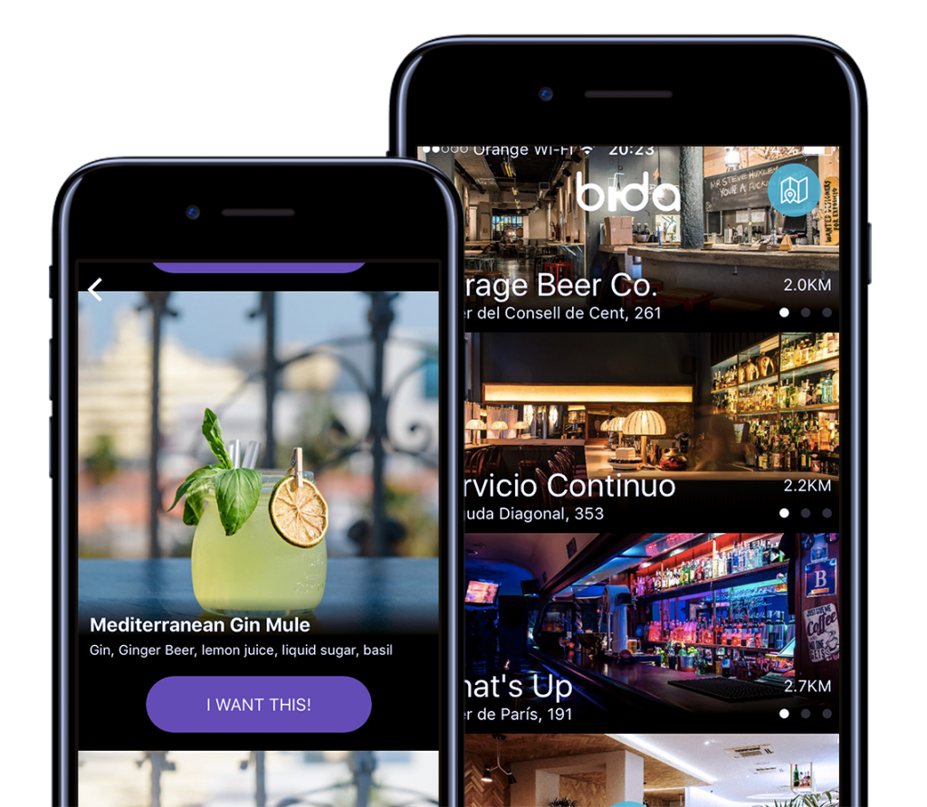 La app Bida regala una copa gratis al mes a toda Barcelona ...